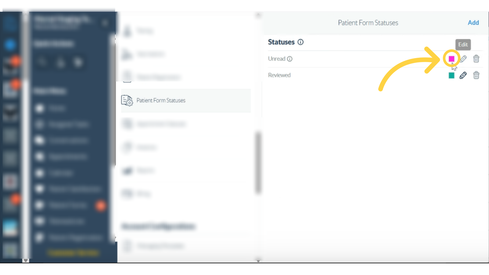 Patient Forms Status