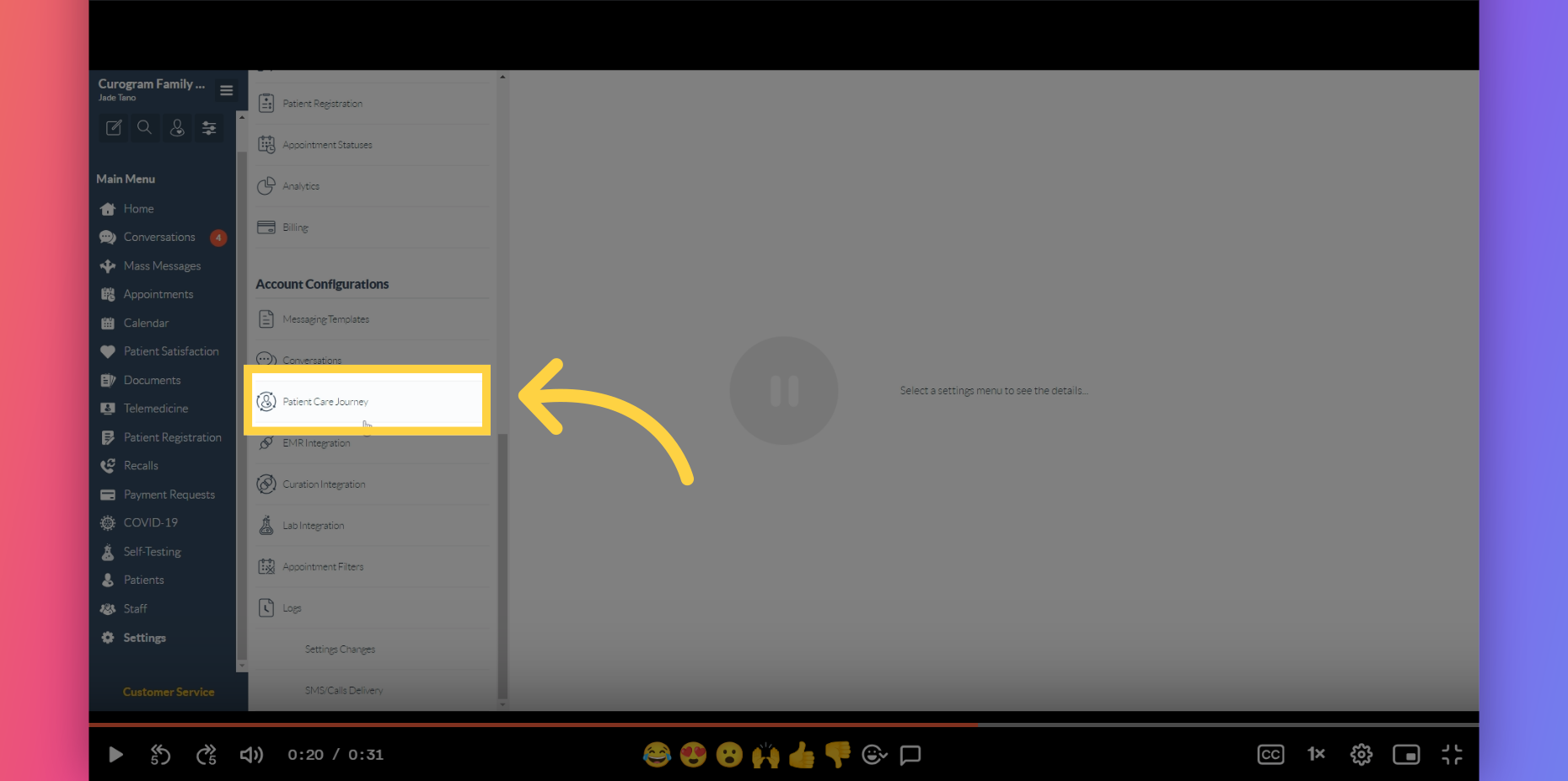 Turn-off Automated Message