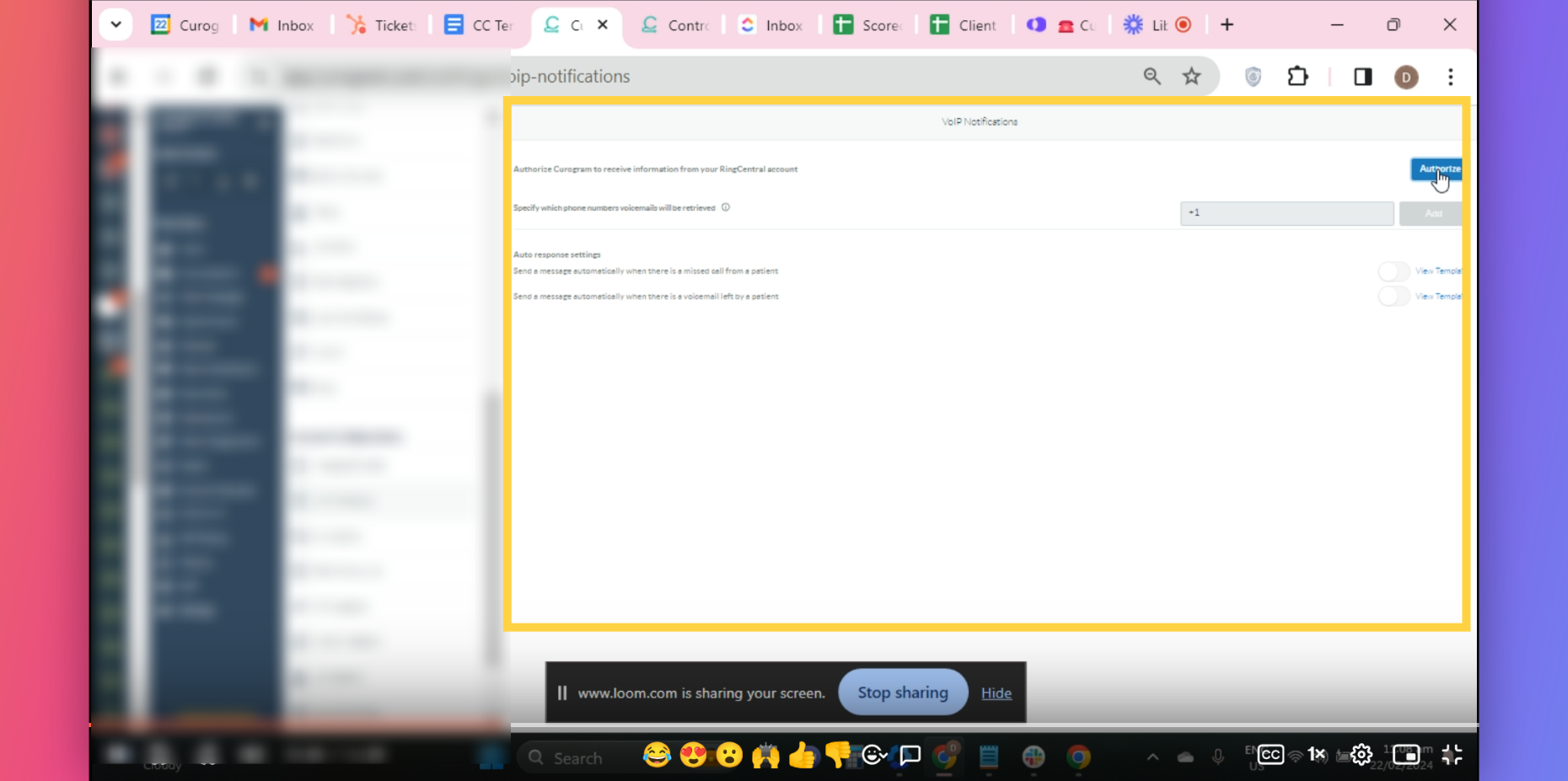 VoIP (Voice-over-IP) Notification Feature