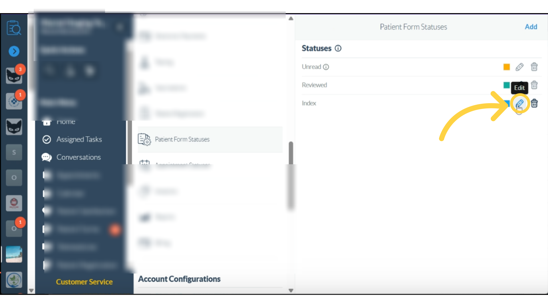 Patient Forms Status